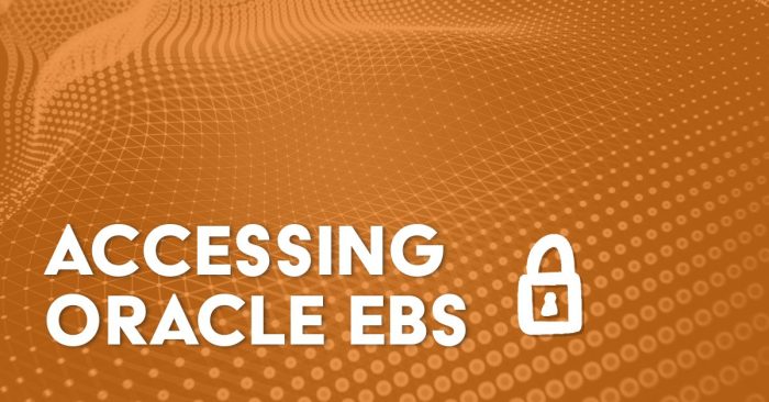 Accessing Oracle EBS without Java Accessing Oracle EBS without Java